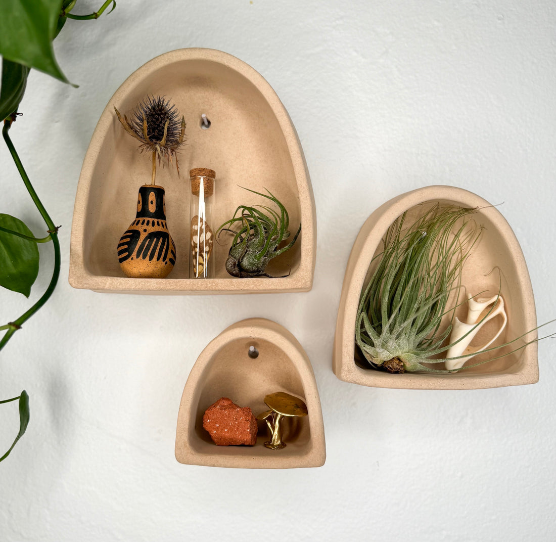Cement Arch of Inspiration Trio in Sand – The Minimalist Ceramist
