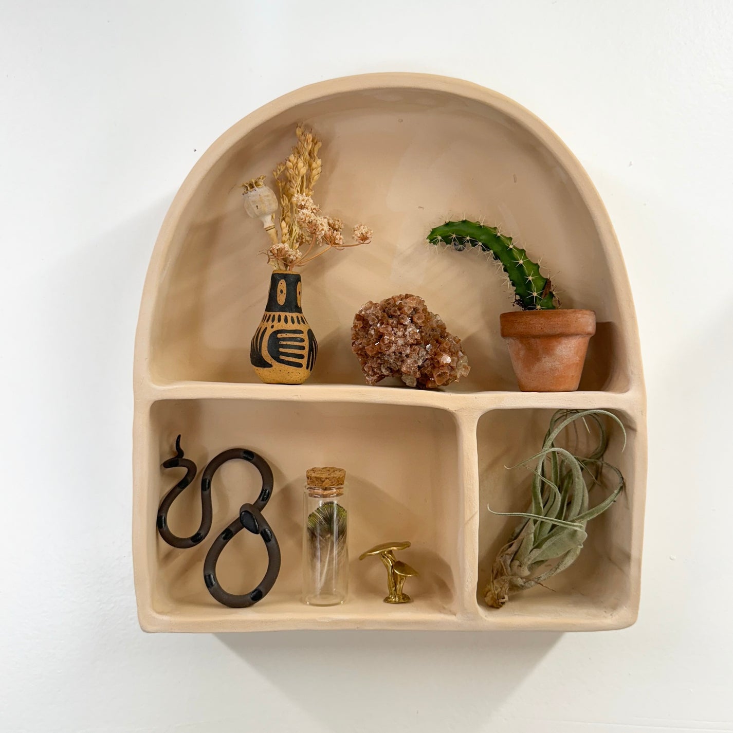 Cement Altar of Inspiration No. 1 in Sand – The Minimalist Ceramist